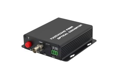China video audio data fiber media converter receiver BNC to fiber converter with RS485 RS422 DATA for sale