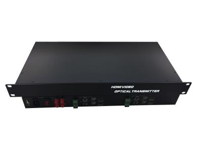China Full HD 4 Channel lossless 1080P/60Hz HDMI with RS232 audio to Fiber Optic Transmitter Receiver 4 core for sale