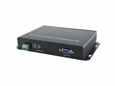 China Good price fiber optic VGA converter video audio extender1 Channel VGA fiber Optic Converter 1080P/60H,Available OEM/ODM for sale