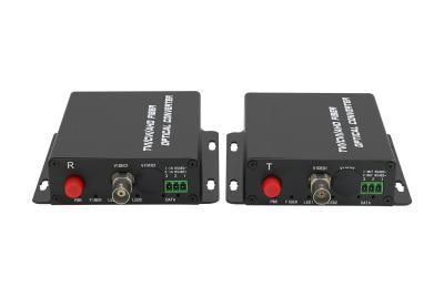China 1ch Standalone HDCVI over fiber HD 1080p Video Converter support Dahua CCTV cameras for sale