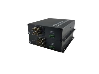 China 4 Channels HD-SDI to FC/ST/SC Fiber video converter,HDSDI to ST Singlemode Fiber Exender ,For Security SDI cameras only for sale