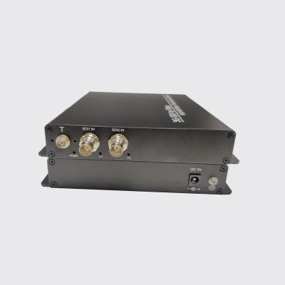 China HDTV 3g sdi video digital optical converter SC / FC Fiber Connector 48KHz Digital Audio for sale
