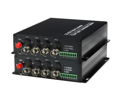 中国 繊維のコンバーター4channelへの1組完全なHD 1080P 3G SDIのビデオ 販売のため