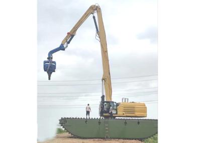 China Customized Excavator Piling Boom Arm Sheet Piling Attachment For Construction Work for sale