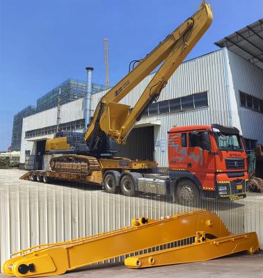 China Graafmachine Langbereik Aanhechting Boom Arm 18m 16m Geel Kleur Hoog effectief for sale