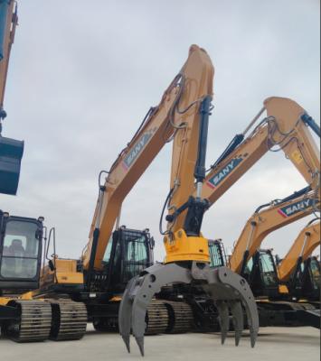 China 360 Degrees Rotation Angle Hydraulic Grapple with 2 Cylinders OEM Services Provided for sale