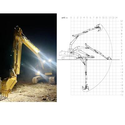 China Graafmachine Telescooparm voor Graafmachine voor Hitachi Komatsu Sany Lange Reikwijdte Te koop