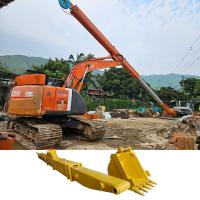 China Two Section Telescopic Excavator Arm 10m Clamshell Telescopic Arm for sale