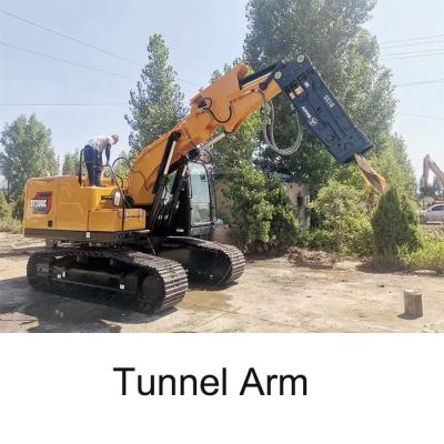 China Custom Excavator Tunnel Arm with Breaker / Bucket for sale