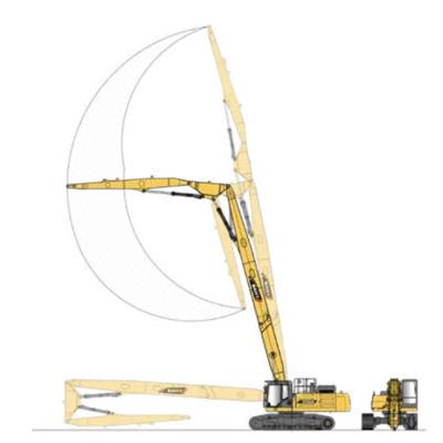 China Long Reach Demolition Excavator Demolition Work Excavators for sale