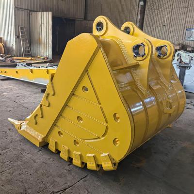 China Reinforced Excavator Rock Bucket with Teeth for Quarry for sale