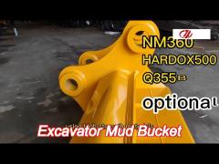 1800 mm Cat Hitachi Komatsu Graafmachine modder emmer