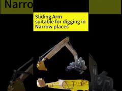 Excavator Sliding Arm Excavator long reach arm long reach boom excavator long arm