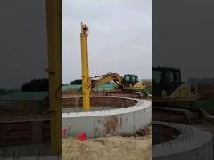 Meerlaagse versterkte graafmachine telescopische arm voor kat Hitachi Komatsu