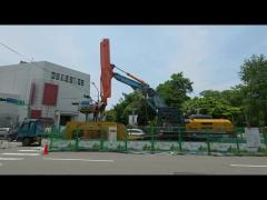 高効率のバケツ付き12m望遠鏡掘削機腕