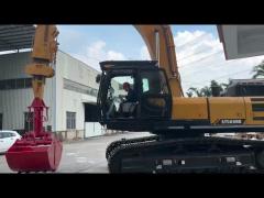Telescopic Arm for Sale with 1.5cbm Clamshell Bucket 30m 32m