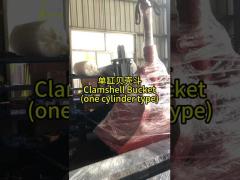 View Excavator Teledipper With Clamshell Bucket With Teeth For Construction Demo
