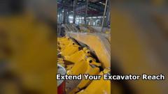 See Why Choose Q355B Q690D Excavator Long Arm Long Reach Boom Arm for Sale