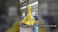 Excavator Clamshell Bucket in Action | Hydraulic Clamshell Grab for Sale
