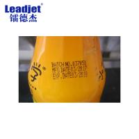China Leadjet Easy Operate Dot Matrix Date Inkjet Coding Machine For Cardboard Box for sale