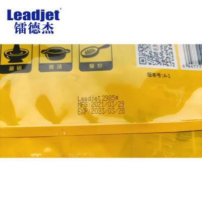 Cina 1-4 linee la stampante a getto di inchiostro continua Coding Machine For del numero di lotto di acciaio inossidabile di altezza di 20mm di alluminio possono in vendita
