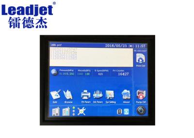China De automatische Schoonmakende Printer For Batch Coding van Pijp Industriële Witte Inkjet met Touch screen Te koop
