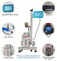 China Date Coding Fiber Laser Engraving Machine For Metal ISO CE Certificate for sale