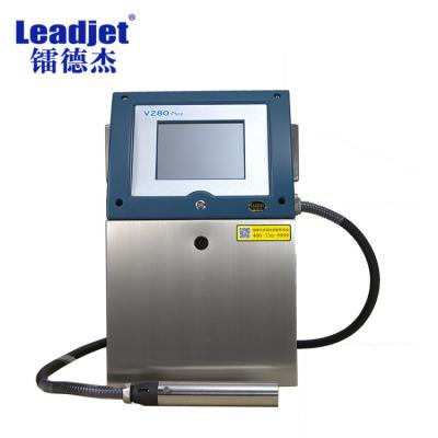 中国 最低のLeadjetのインクジェット・プリンタ自動110V 240V 32×32のドット マトリクスごとのV280PLUS 300m 販売のため