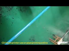 V170 5 Lines Continuous Inkjet Printer 5×5 Dots For Wires Bacth Number