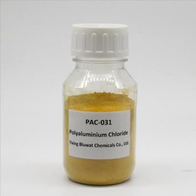 China Bluwat Chemicals Polyaluminium Chloride Yellow Powder In Wastewater Treatment for sale