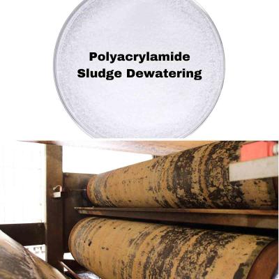 China CPAM Polyacrylamide Dewatering Chemical Treatment Of Wastewater Sludge Thickening & Dewatering for sale