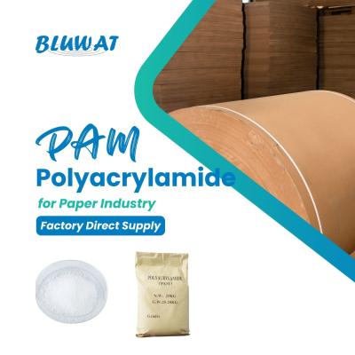 China High Molecular Weight Cationic Flocculant Polyacrylamide For Papermaking for sale