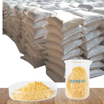 Pureza 98% Sulfato férrico Polvo amarillo marrón para el tratamiento de aguas municipales