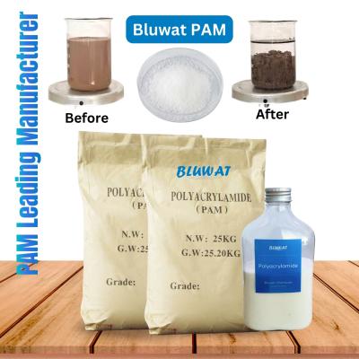 China White Powder Anionic Polyacrylamide Flocculant Primary Clarification Secondary & Tertiary Treatment for sale