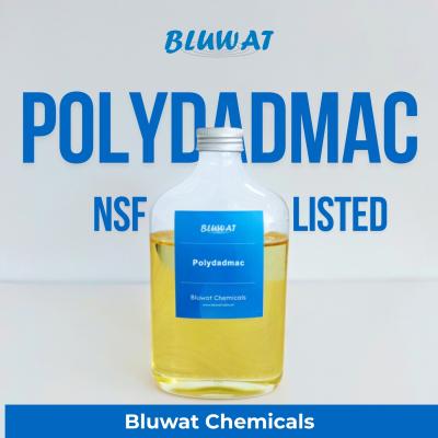 China NSF Certificed Pdda Dadmak Polydadmac Coagulant Flocculant For Drinking Potable Water Treatment for sale