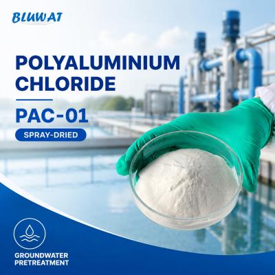China 30% Min. Al2O3 Spray-Dried 25kg Bag PAC-01 Polyaluminium Chloride for Groundwater Pretreatment for sale