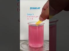 printing wastewater treatment by water decoloring agent, flocculant