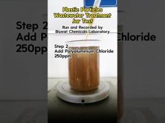 Plastic Wastewater Treatment by Bluwat Water Decoloring Agent