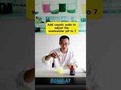Neon-Dye Fluorescent Wastewater Treatment Jar Test