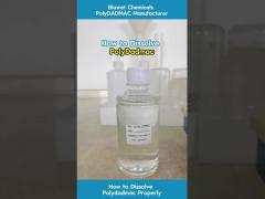 Niedrige Viskosität Polydadmac-Wasser-Reinigungschemikalien-Textilhaftmittel 26062-79-3