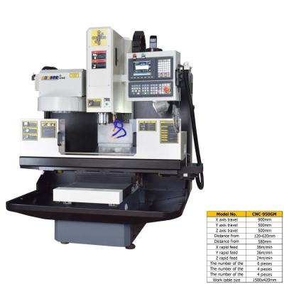 Chine Centre d'usinage vertical BT40 4 de machine complètement automatique de l'axe VMC pour le métal à vendre