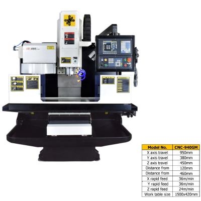 China Metal Cutting CNC VMC Milling Machine 36m/Min X Rapid Feed 20-8000 Rpm/Min for sale