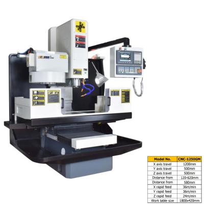 China 400KG Max Load BT40 Vertical CNC Machine Center 0.01mm Positioning Accuracy for sale