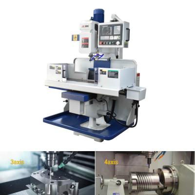 China R8(NT30) Spindle CNC Vertical Milling Machine 830mm X Axis Travel for sale