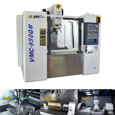 China 4 Axis High Precision VMC Vertical Machining Center BT40 Spindle Milling Machine for sale