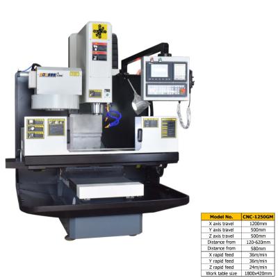 China 1200mm X Axis Vertical VMC And CNC Machine BT40 Spindle Machining Center for sale