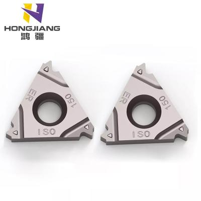 中国 Indexable旋盤のステンレス鋼の切断のための回転炭化タングステンの糸の挿入物 販売のため