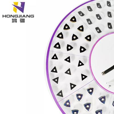 Cina Inserto filettato di giro del carburo di tungsteno del tornio indicizzabile per il taglio di acciaio inossidabile in vendita