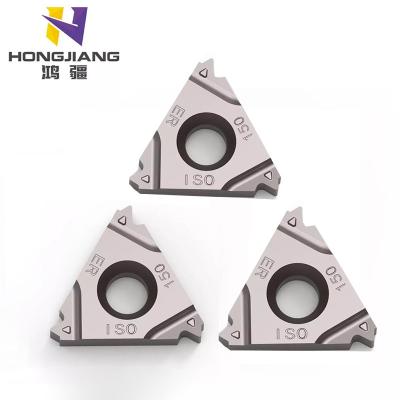 Cina Inserto filettato di giro del carburo di tungsteno del tornio indicizzabile per il taglio di acciaio inossidabile in vendita