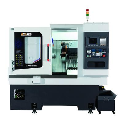 China Automatic High Accuracy Cnc Lathe Machine Small lathe cnc machine for Metal Working Slant bed structure for sale